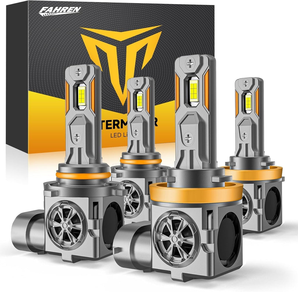 FAHREN® Official LED Headlight Bulbs – 350% Brighter, 6500K White — Fahren